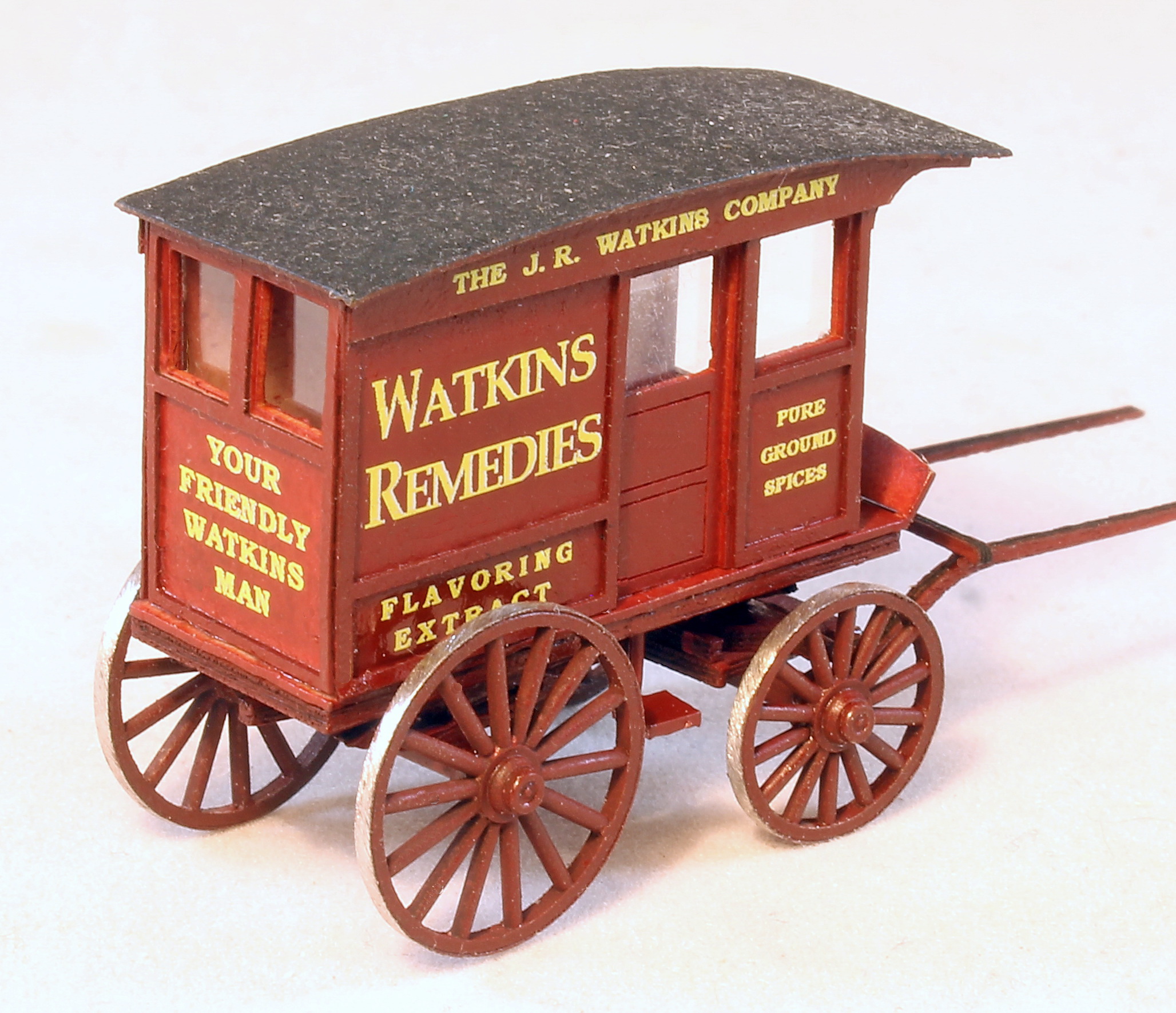 #2107 Watkins Delivery Wagon – HO Scale – Berkshire Valley Models