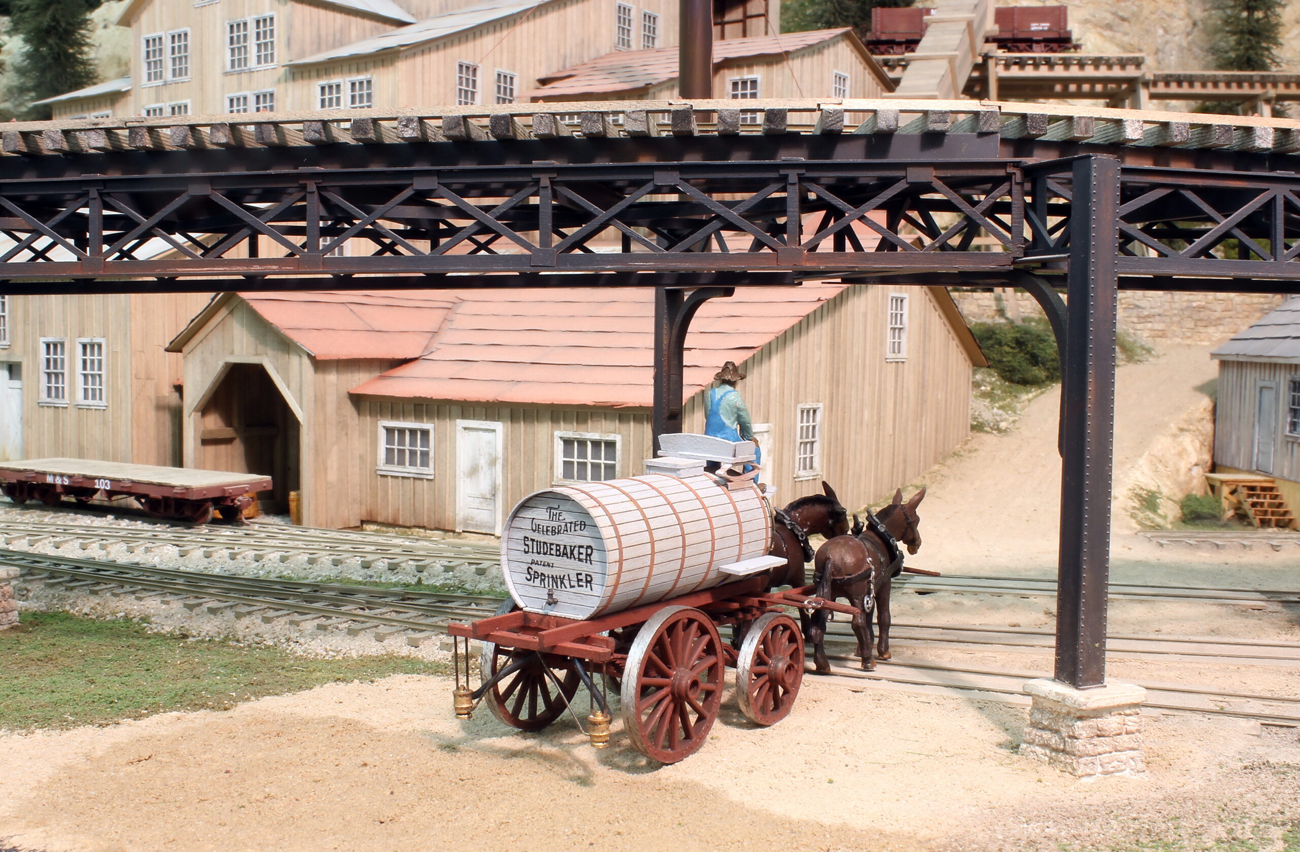 #260 Water/Sprinkler Wagon – O Scale Kit – Berkshire Valley Models