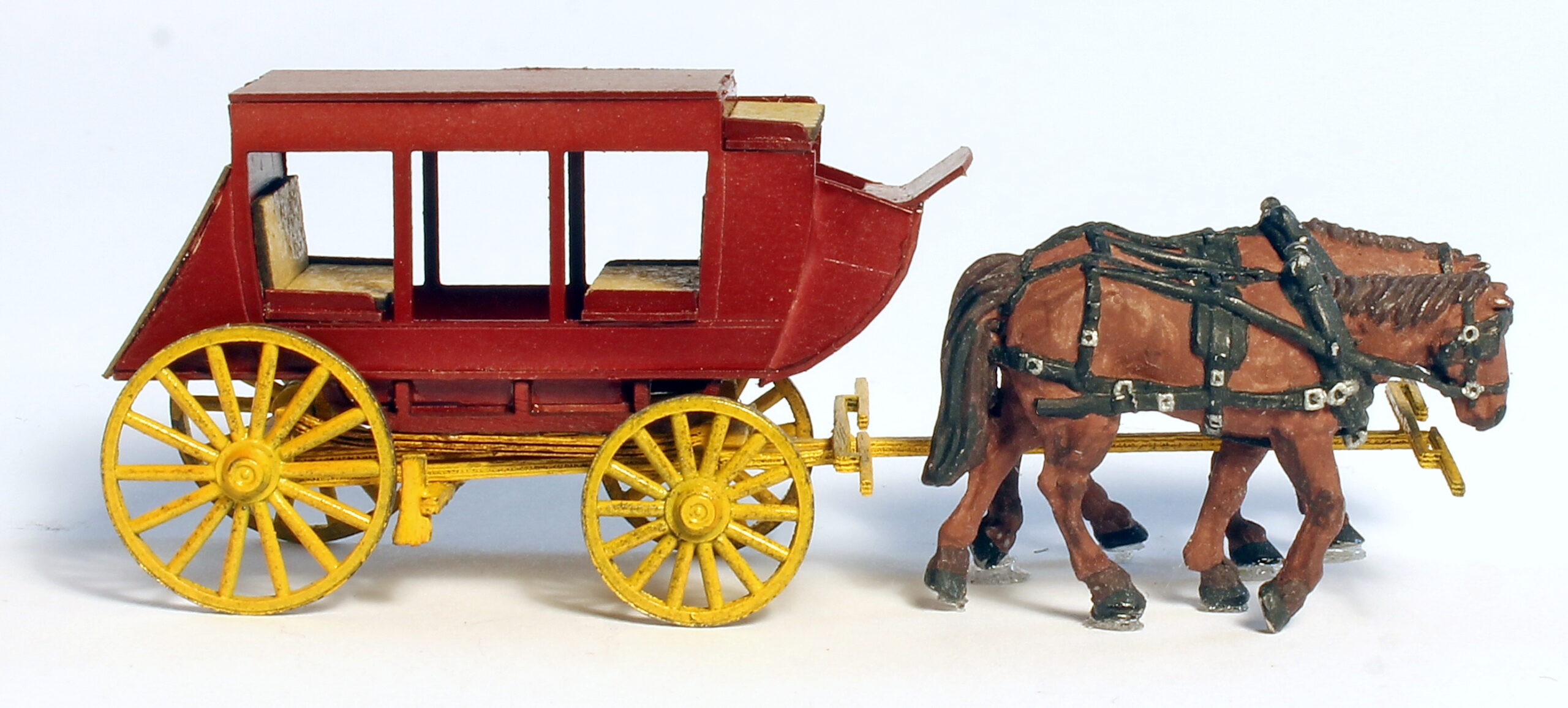 #2118 Mud Wagon (Stagecoach), HO scale – Berkshire Valley Models