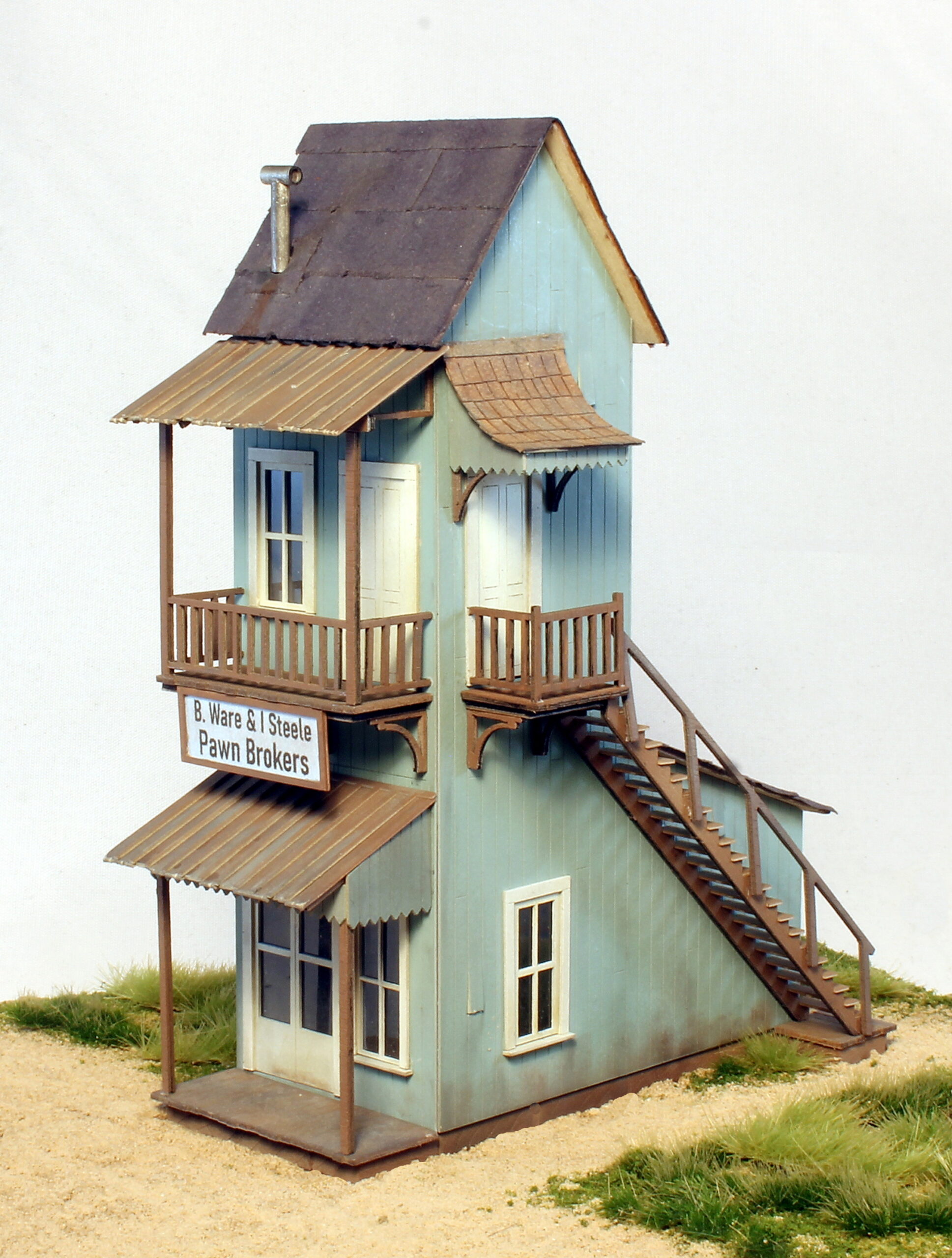#2040 B. Ware Pawn Brokers, HO scale – Berkshire Valley Models