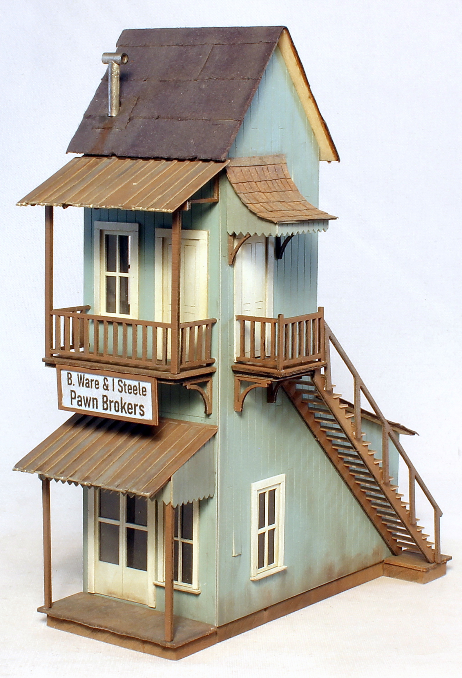 #2040 B. Ware Pawn Brokers, HO scale – Berkshire Valley Models