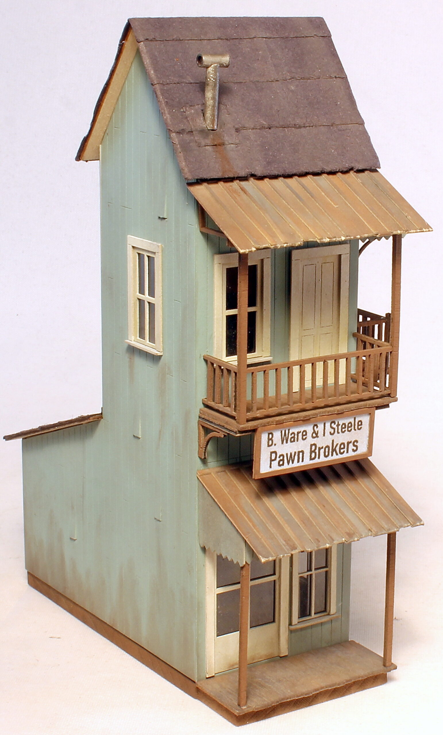 #2040 B. Ware Pawn Brokers, HO scale – Berkshire Valley Models