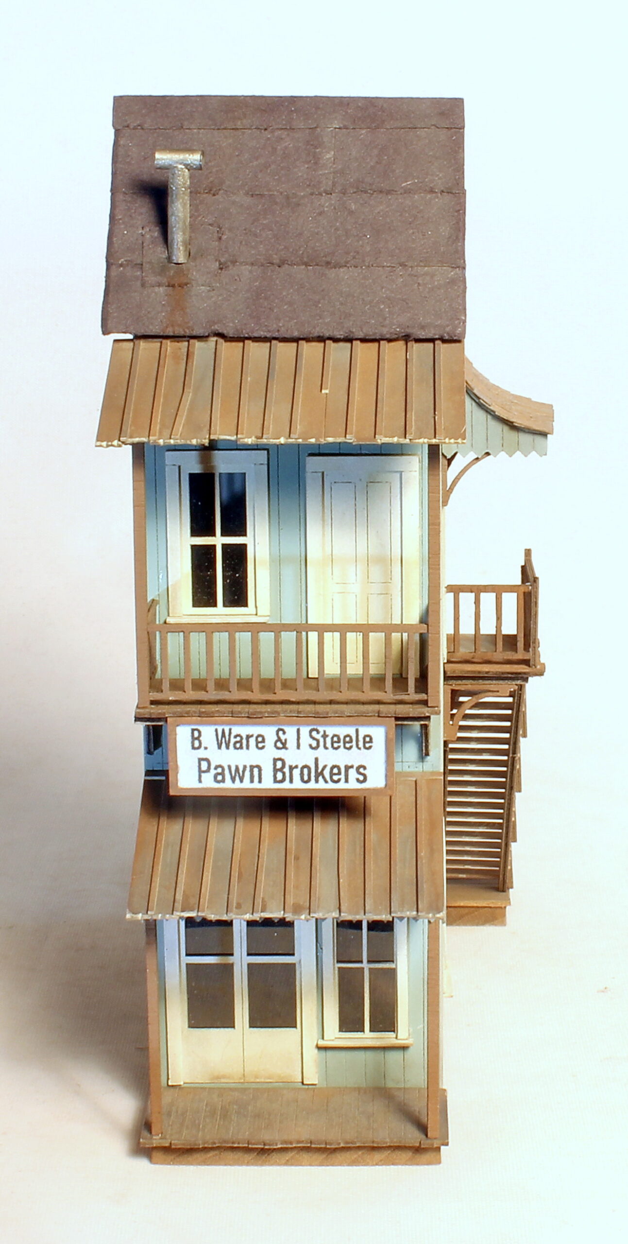 #2040 B. Ware Pawn Brokers, HO scale – Berkshire Valley Models