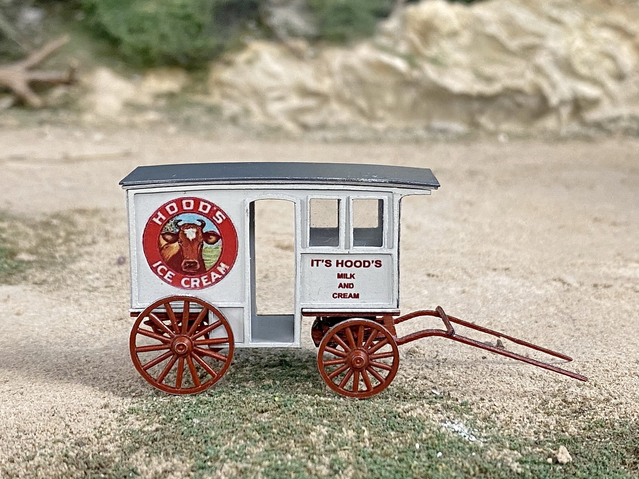 #2120 Milk Wagon – HO scale – Berkshire Valley Models